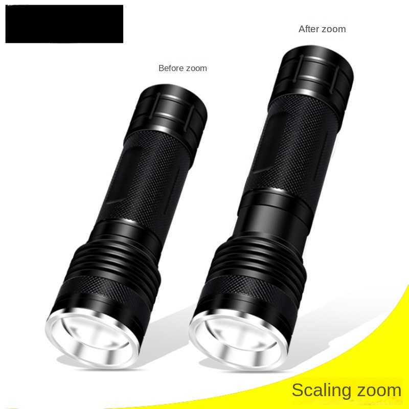 Mini Strong Light Flashlight Zoom Led Long Range - Temu United Kingdom