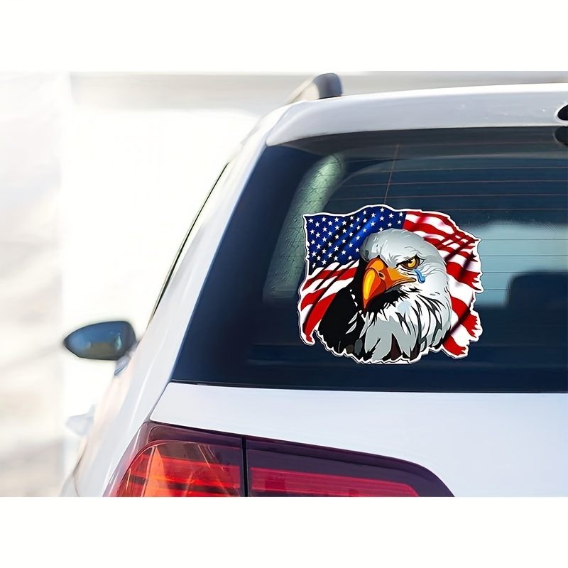 bald american flag vinyl sticker decal car truck suv - Temu
