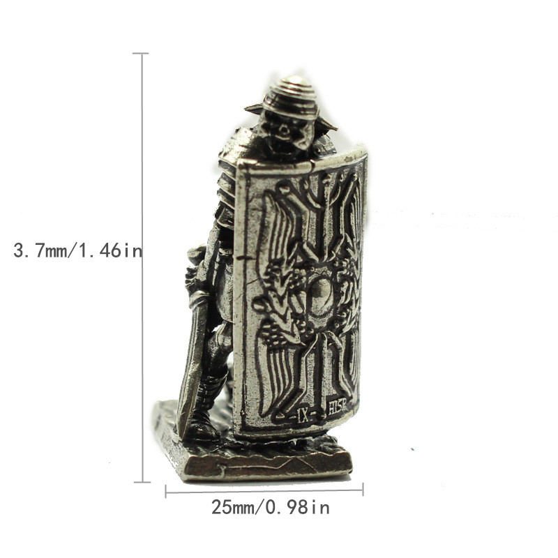 Desktop Metal Copper Ornaments Figure Roman Legionary - Temu