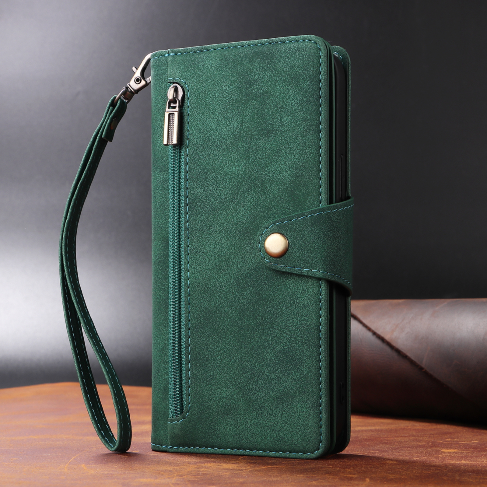 Button Closer Wallet Flip Pu Leather Phone Case Iphone 14 - Temu United ...