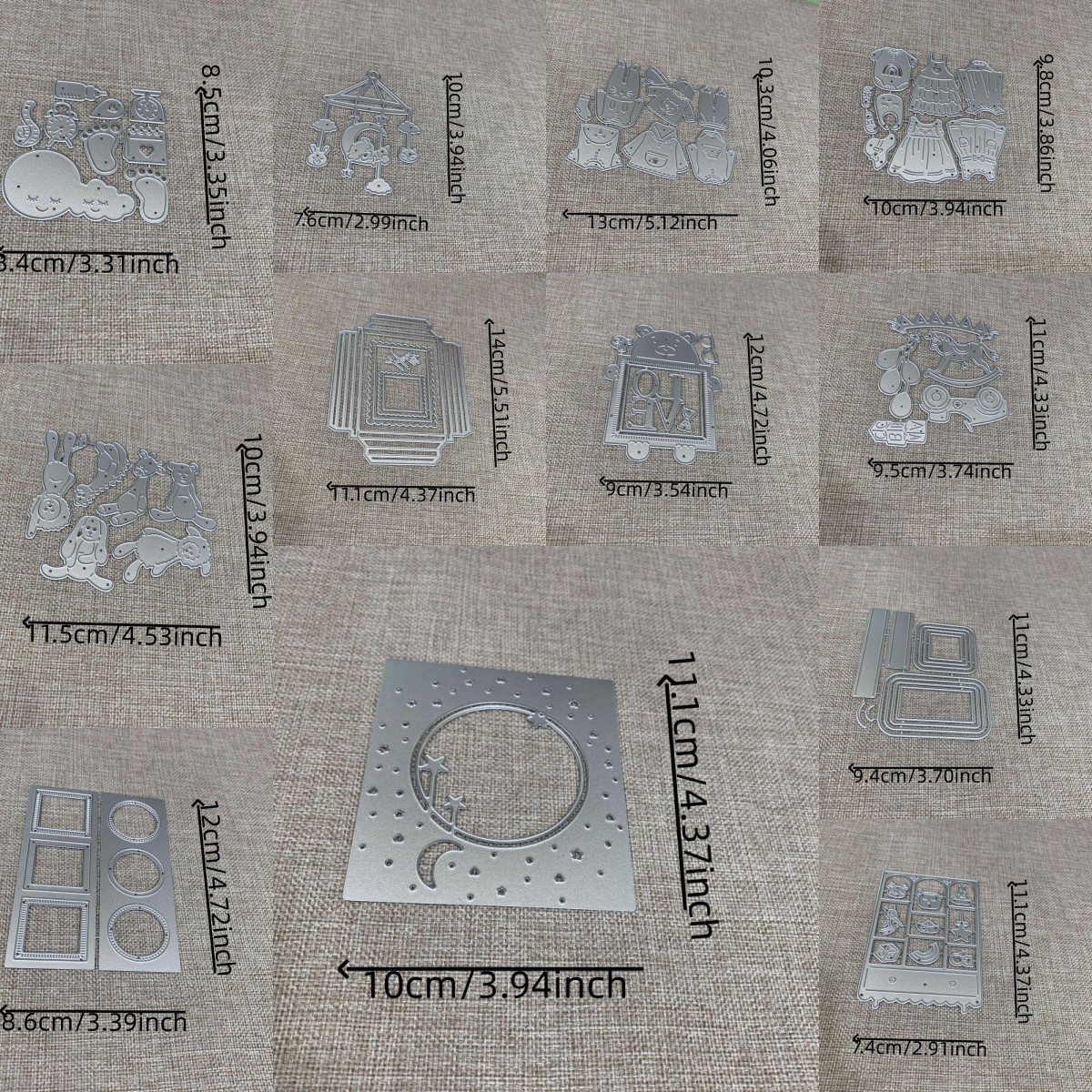 Piggy Craft Metal Cutting Dies Cut Die Mold Baby Series - Temu Ireland