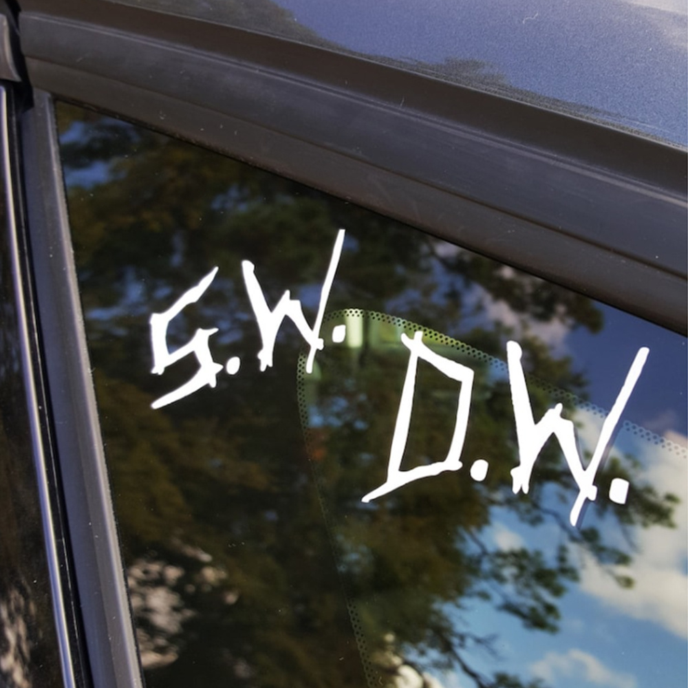 Personalize Your Car With Supernatural Initials S.w. D.w Decal Sticker ...