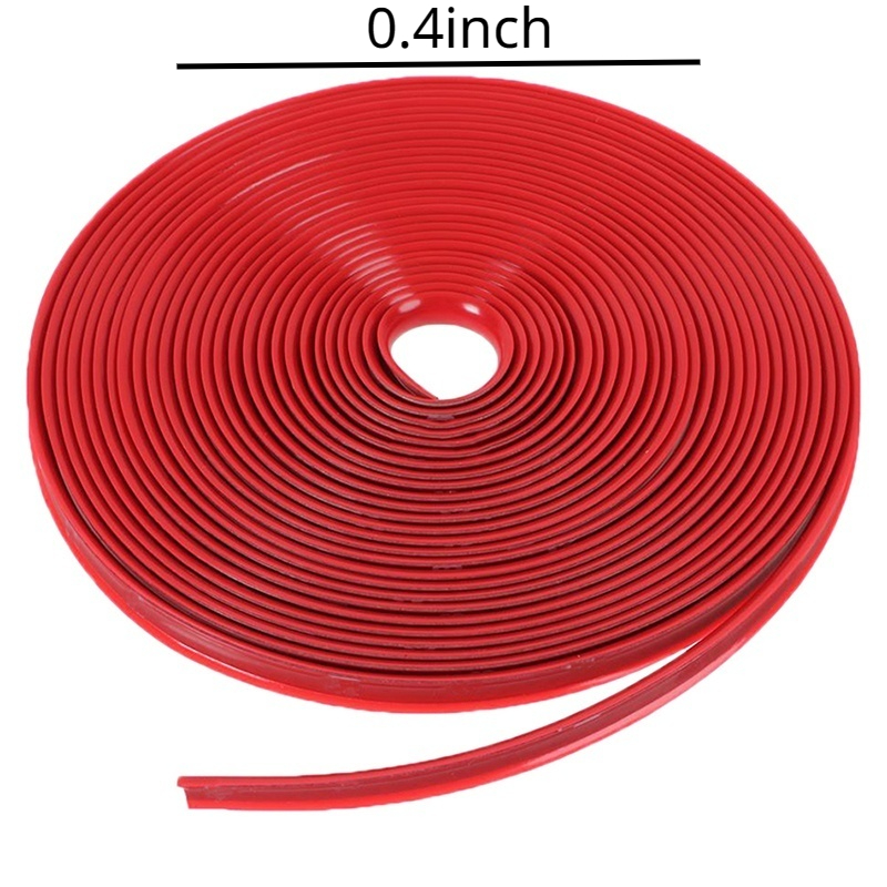 Red Car Wheel Hub Rim Edge Protector Ring Tire Guard Sticker - Temu