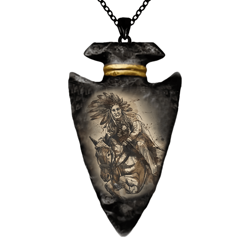 Exquisite American Indian Pattern Geometric Triangle Pendant - Temu