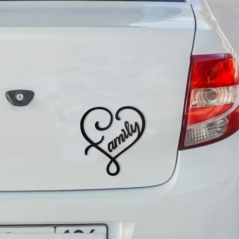 family a car sticker black decals auto - Temu Australia