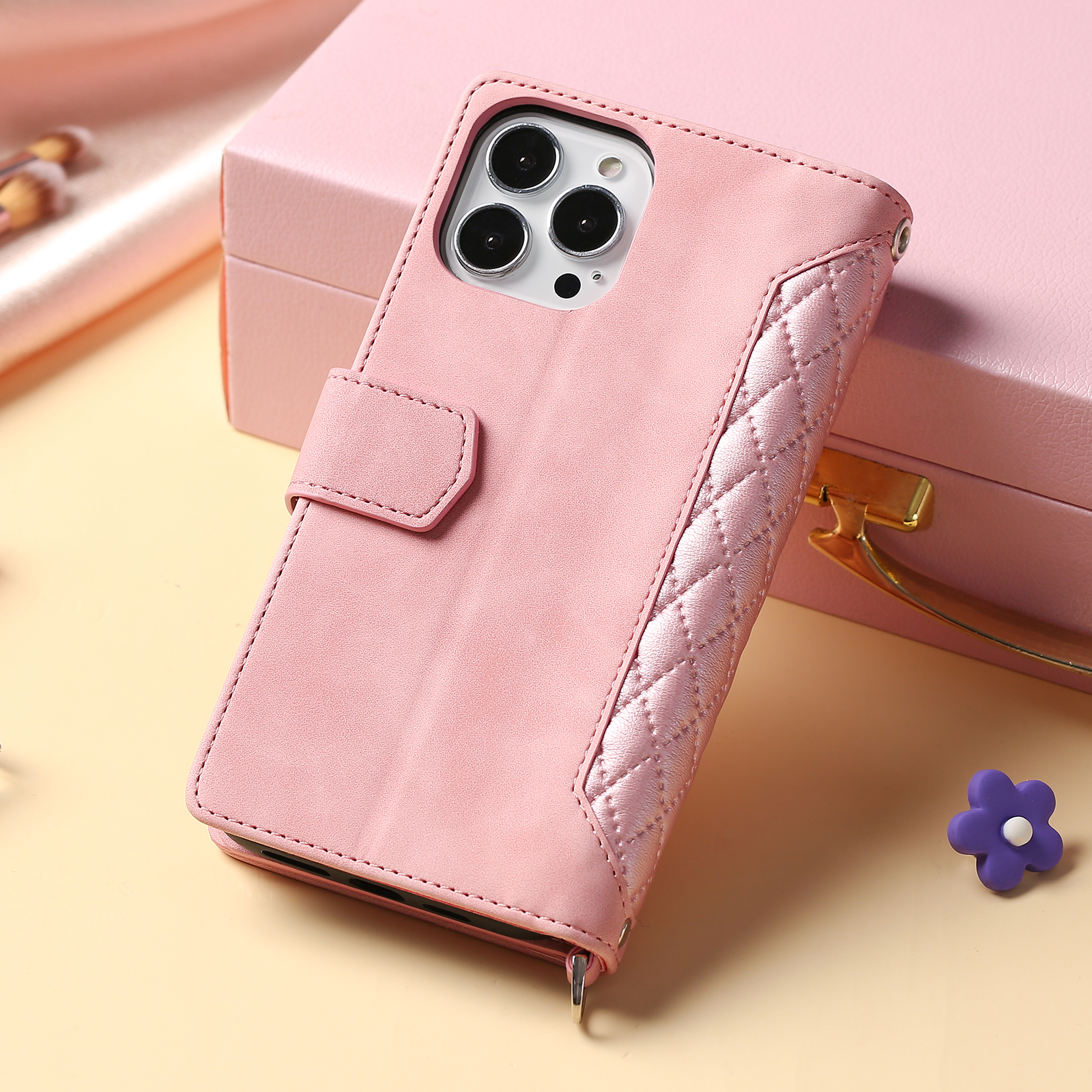 Premium Leather Phone Case Zipper Wallet Lanyard Samsung S23 - Temu Norway