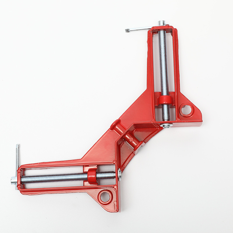 Right Angle Clamp Fixture 90度角クランプ大工の絵画フレームガラス魚タンク固定クランプアルミニウム合金ツールクランプ ...