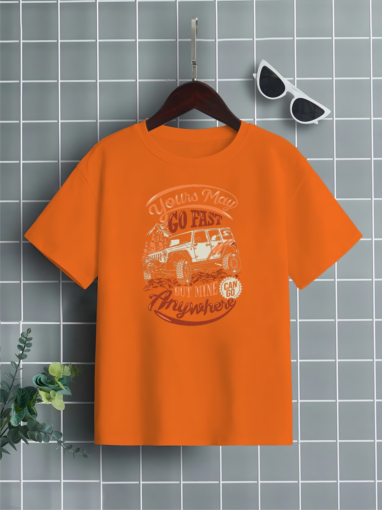 May Go Fast Mine Go Anywhere Letter Print T Shirt Tees Kids - Temu Australia