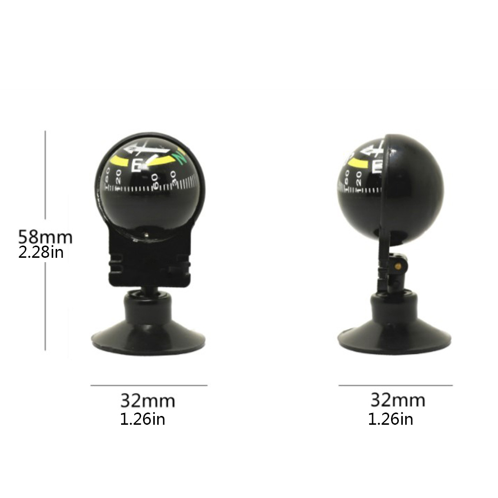 car styling 360 rotating navigation guide ball car compass - Temu Australia