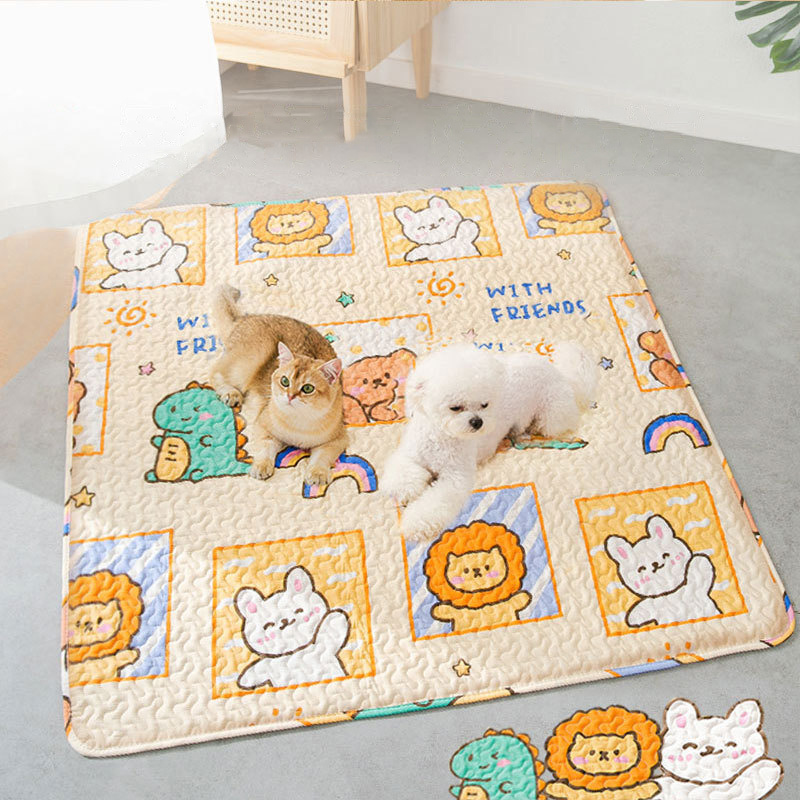 Dog Cage Mat Washable Reusable Soft Absorbent Pet Training - Temu Australia