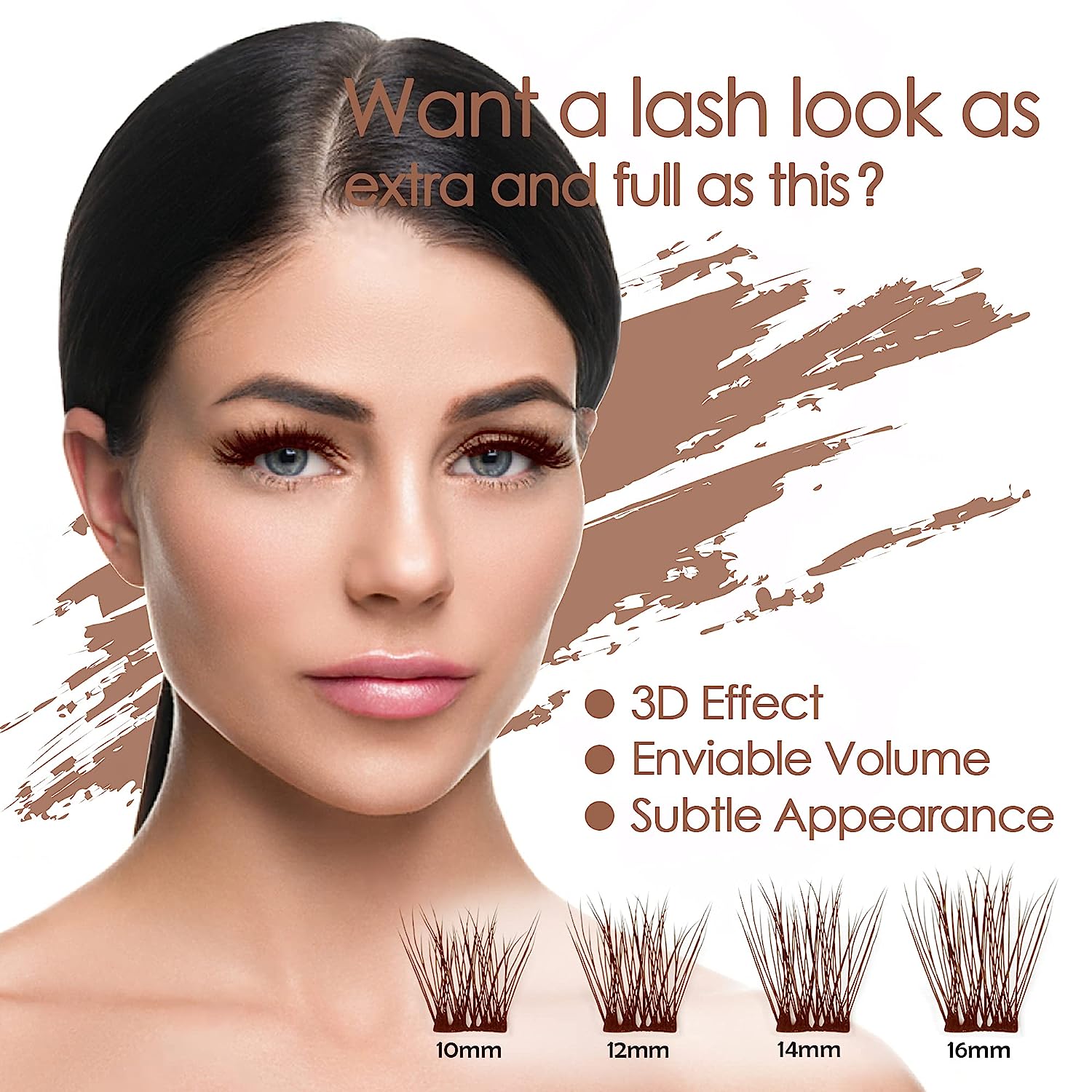 Lash Clusters Colored Individual Cluster Lashes Diy - Temu