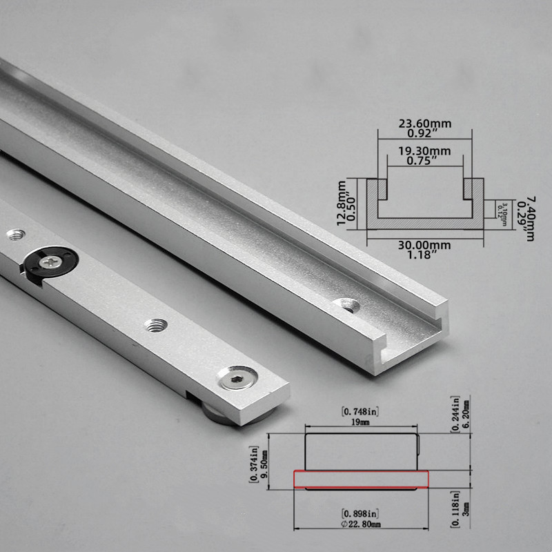 Woodworking T Tracks Aluminum Miter T bar T slot T slider - Temu