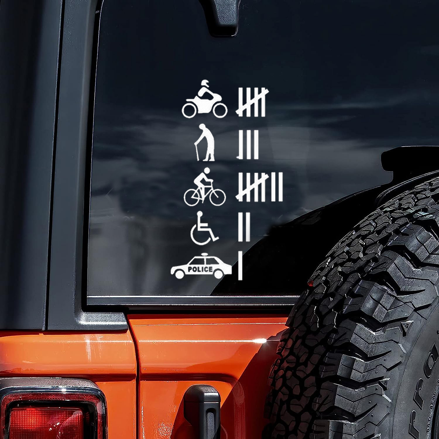 Funny Hit Accident Count Car Stickers Laptop Water Bottle - Temu Australia