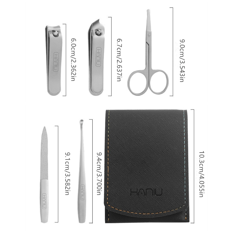 portable nail clippers set stainless steel household gift - Temu Australia