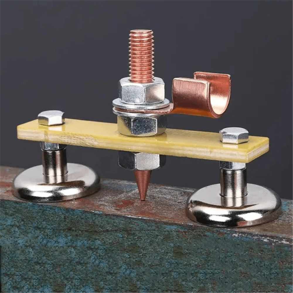 1pc 자기 용접 지원 스터드 용접 자석 헤드 용접기 접지 클램프 Spotter 커넥터 Spotter 도구 Temu