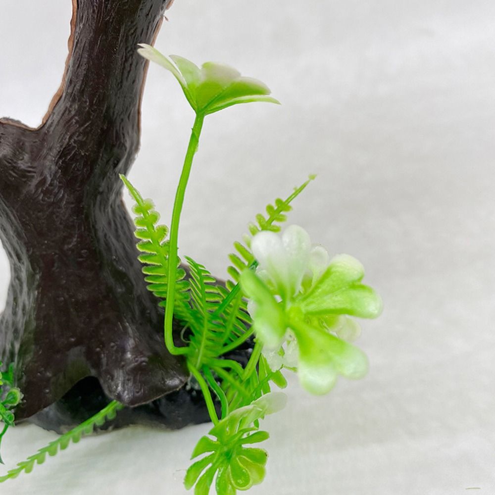 1pc Aquarium Simulation Plant Enhance Fish Tank A Pine Tree Rockery ...