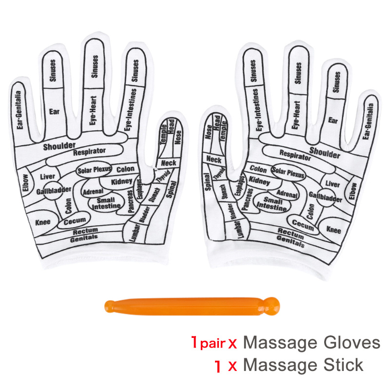 Acupressure Reflexology Gloves Hand Spa Reflexology Tools - Temu Canada