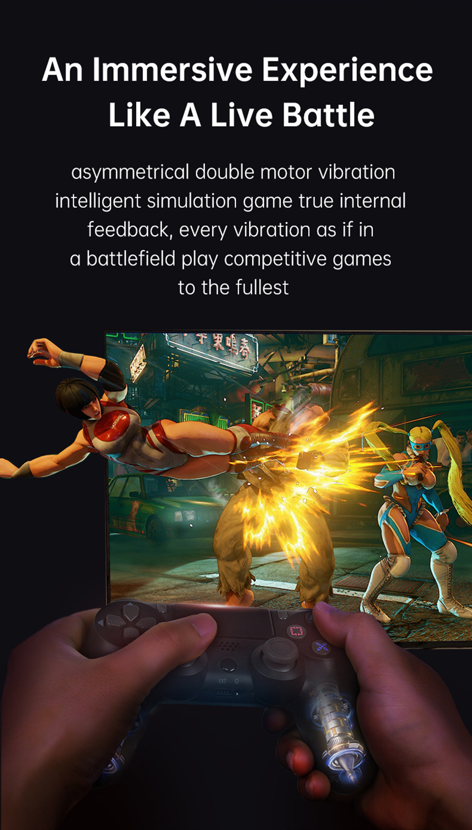 Wireless Gamepad Controller Joystick Dual Vibration Joypad - Temu Australia