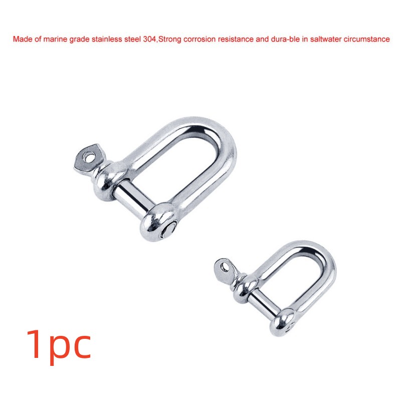 304 Stainless Steel D type Shackle Bow Shackle High Strength - Temu ...