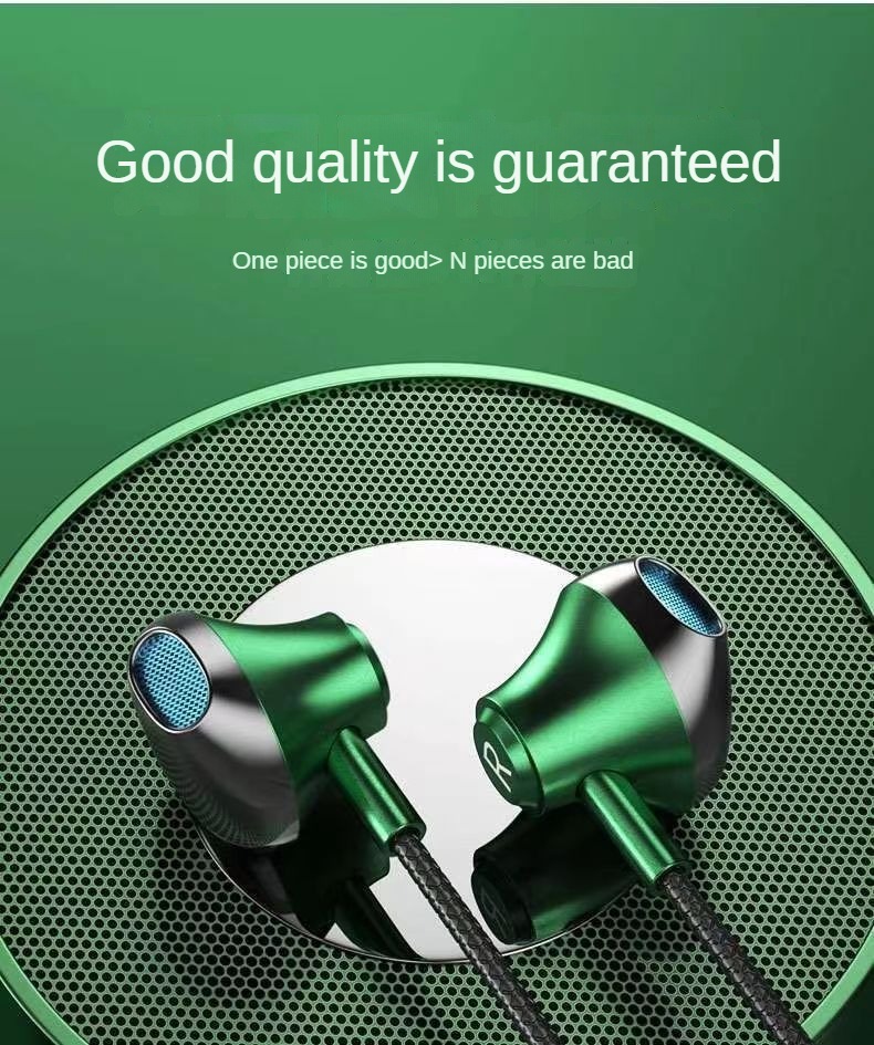 Jack Cellphone Drive wire Metal Earphone Noise Reduction - Temu Switzerland