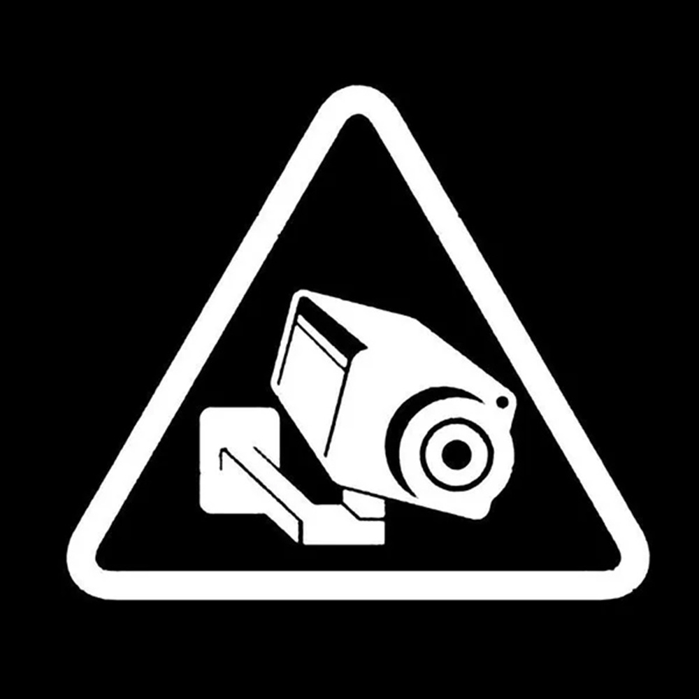 Video Surveillance Cctv Camera Vinyl Sign Car Stickers For - Temu Greece