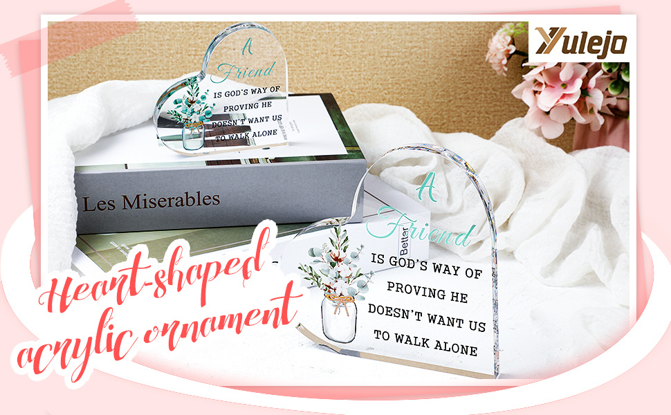 Acrylic Christian Birthday Friendship Gift With Quote Friend - Temu New ...