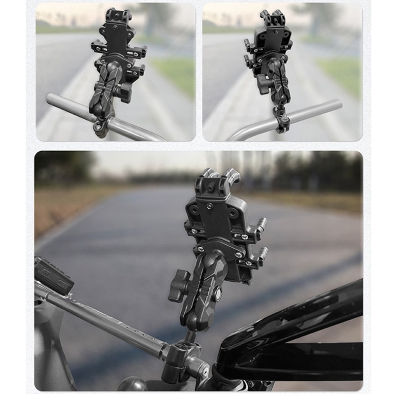 Mount Composite Dual Socket Arm Bike Motorcycle Phone Mount - Temu