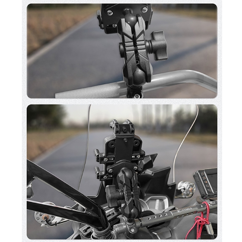 Mount Composite Dual Socket Arm Bike Motorcycle Phone Mount - Temu