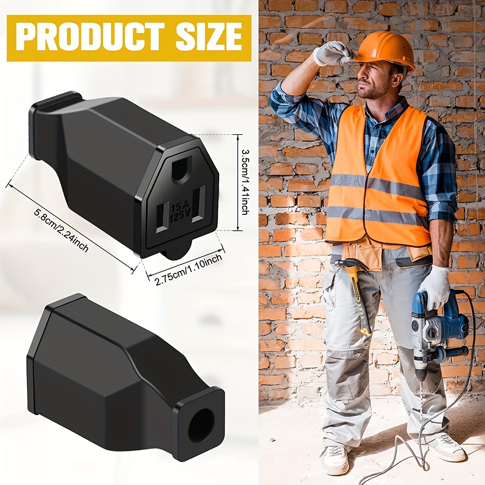 Extension Cord Upgrade 125v 15a 2pole 3wire Nema 5 15 Female - Temu