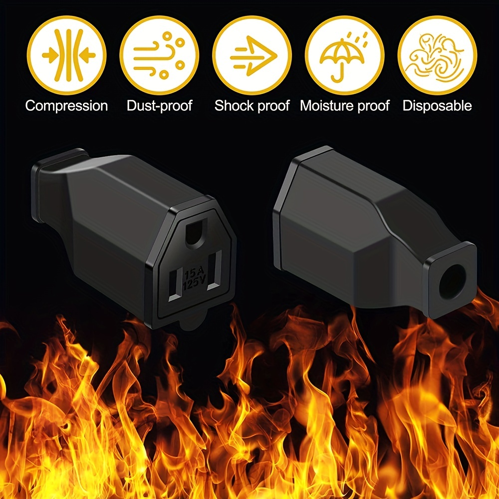 Extension Cord Upgrade 125v 15a 2pole 3wire Nema 5 15 Female - Temu