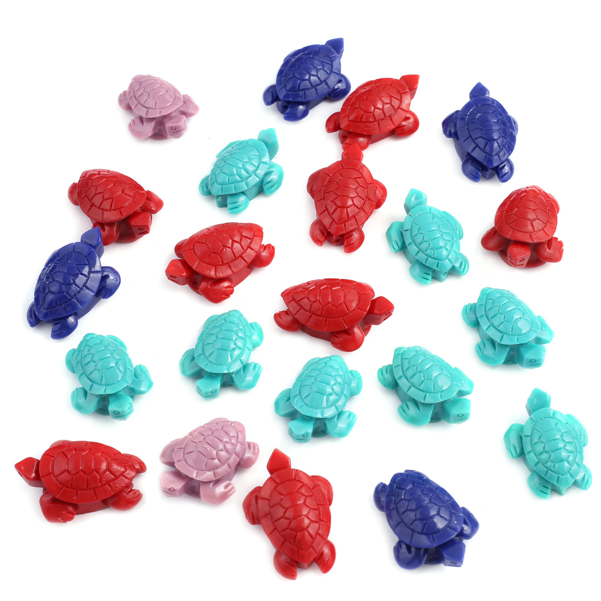 Random Colour Synthetic Coral Pendant Handmade Turtle Shape - Temu ...