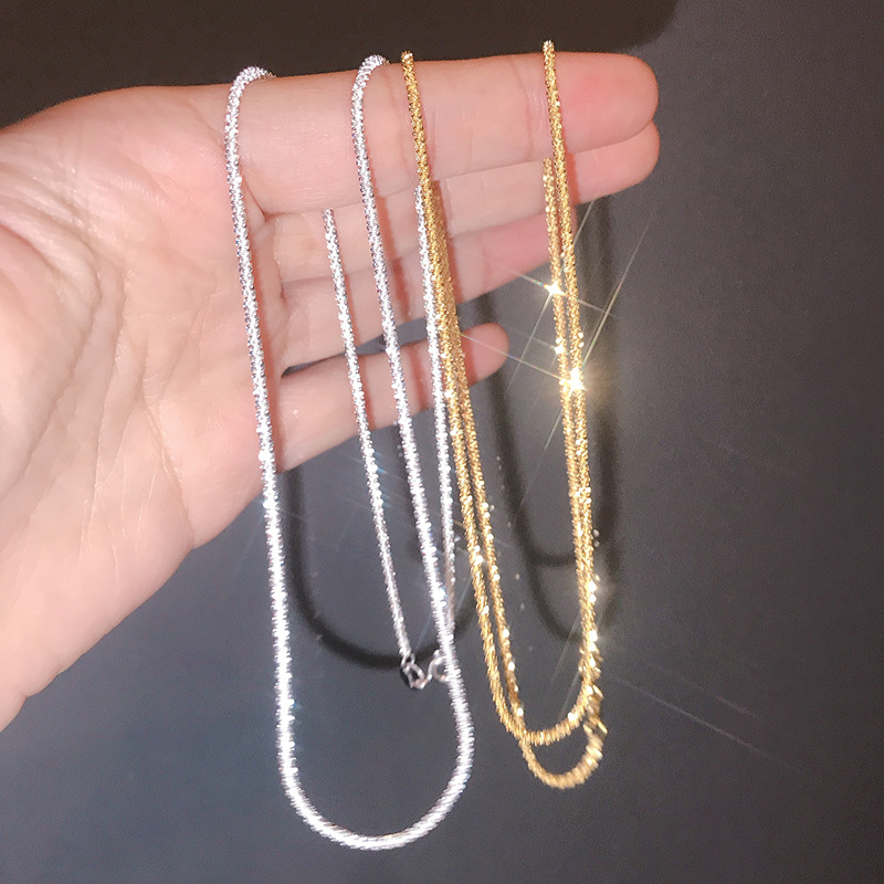 Sparkle Twist Rope Chain Necklaces Bling Glitter Twisted - Temu United ...