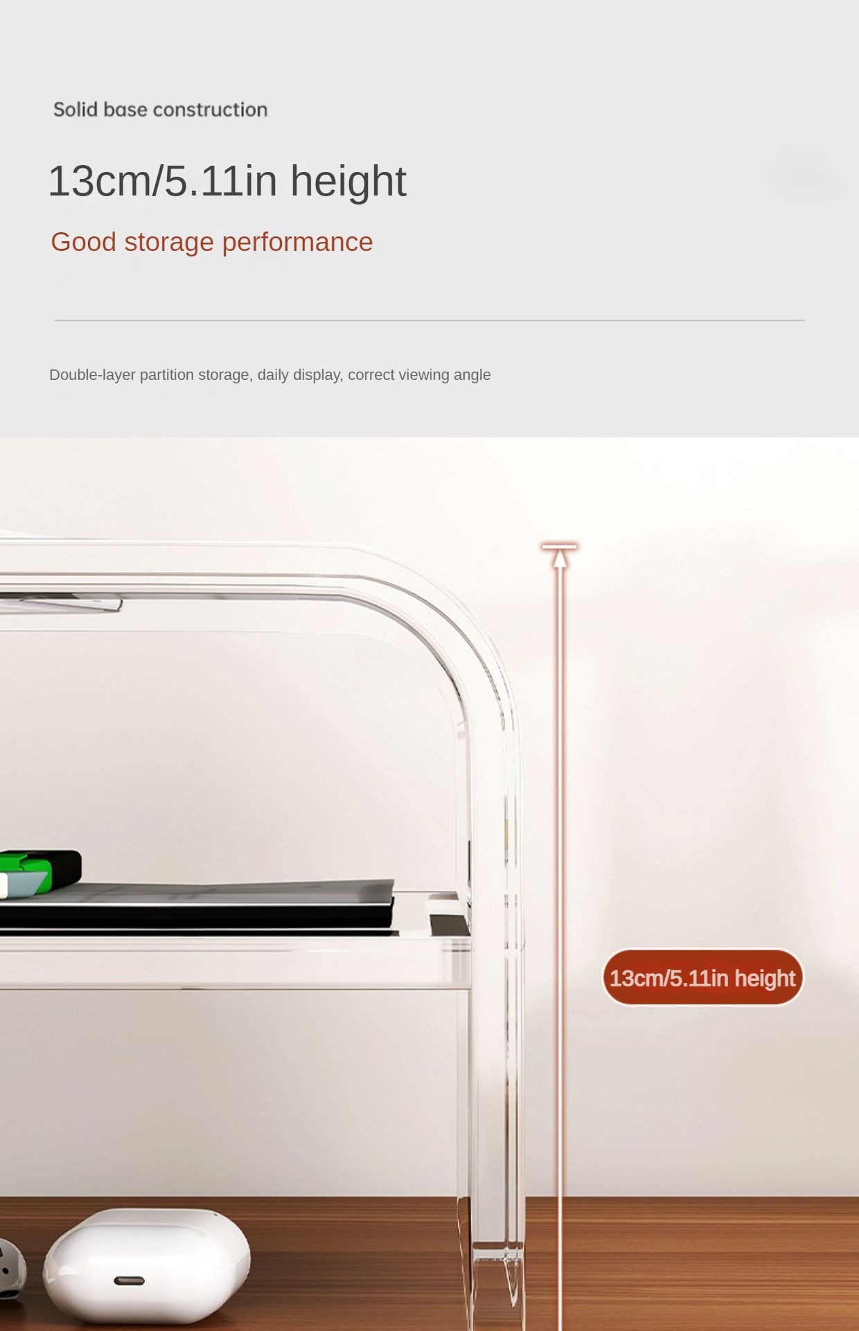 Transparent Acrylic Computer Display Heightened Desktop - Temu