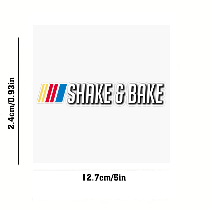 Shake Bake Car Sticker Laptop Bottle Car Truck Motorcycle - Temu