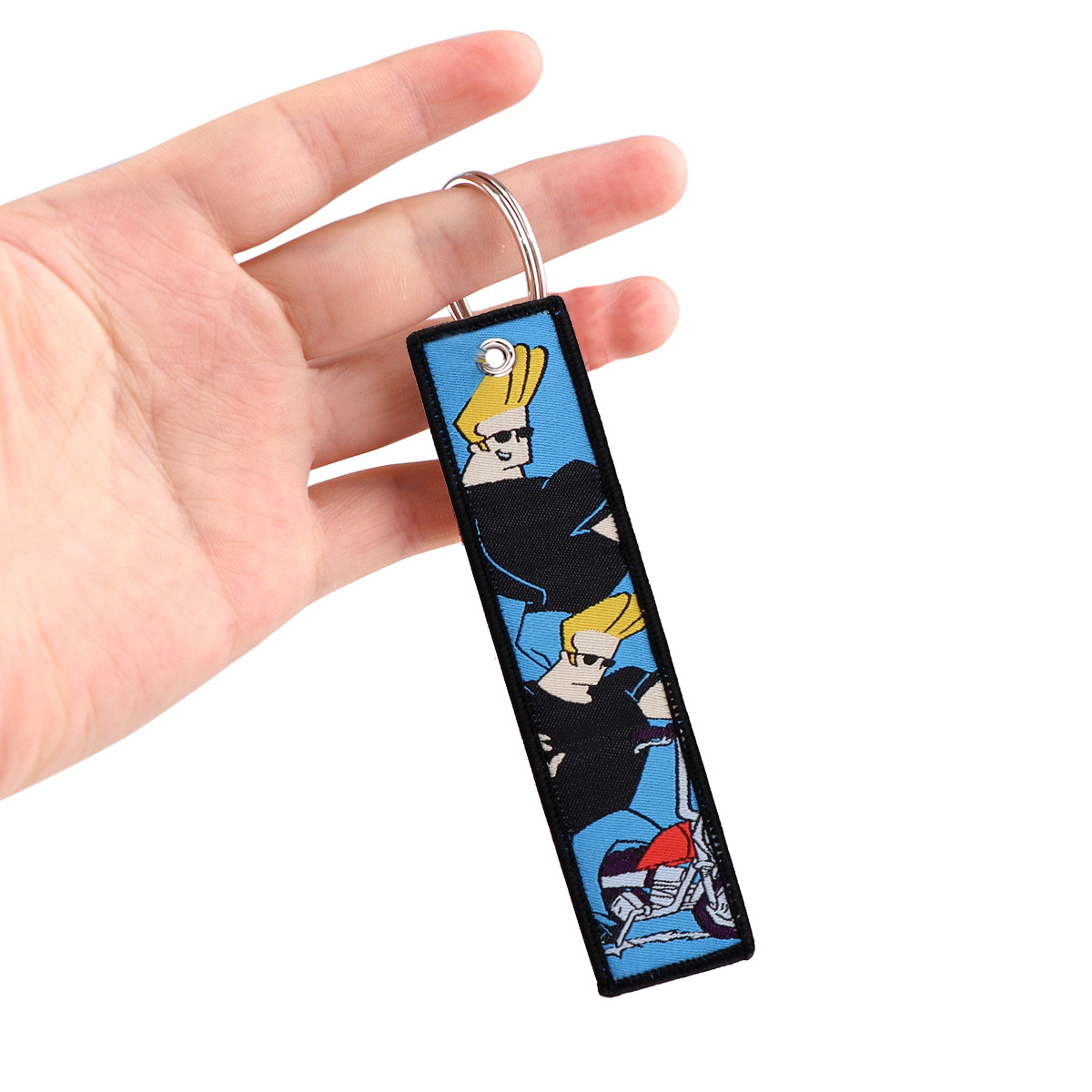 1pc japanese anime embroidery key fobs key tag motorcycles cars ...