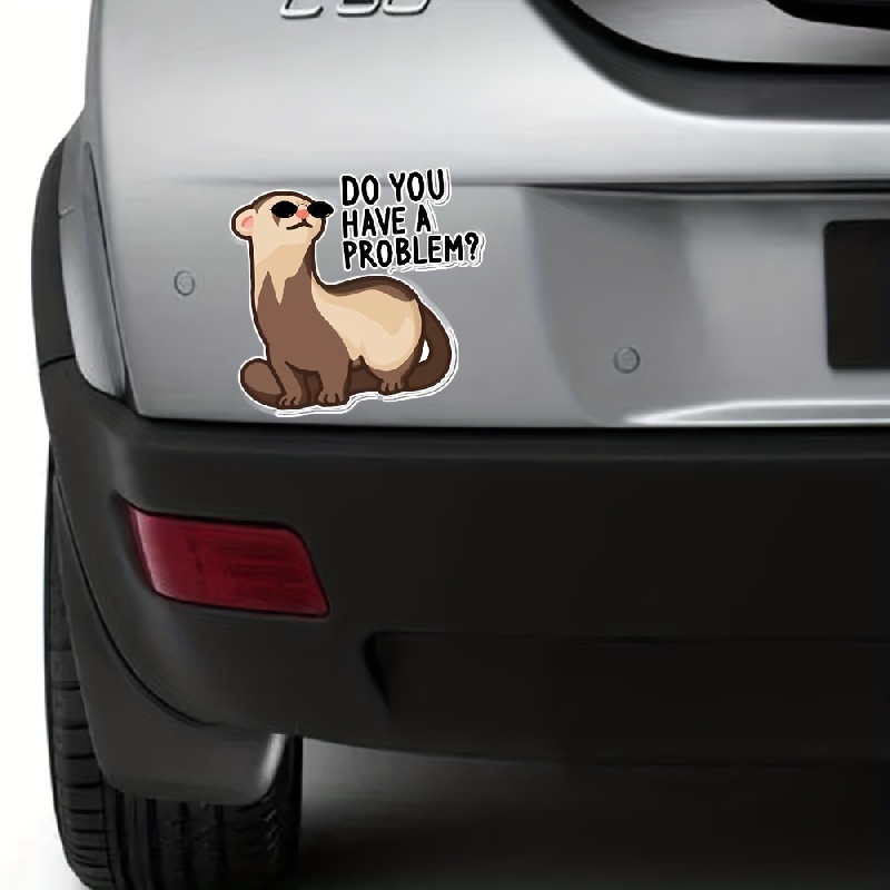 ferret rodent a problem car sticker windows decal laptop - Temu Australia
