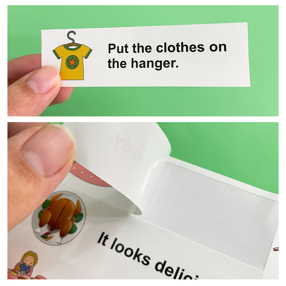 Learning Cute Stickers Family Daily Routines Sentences - Temu