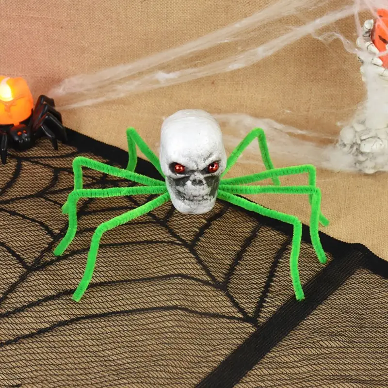 Haunted House Red Eyed Skull Ghost Spider Simulation Little Temu South Africa