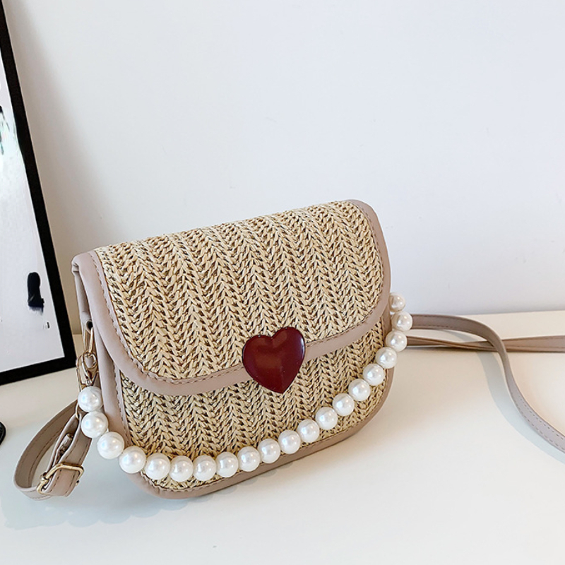 Mini Straw Woven Crossbody Bag Cute Rattan Shoulder Bag - Temu United ...
