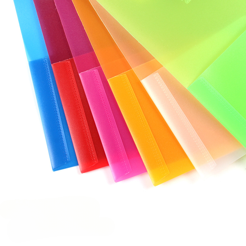 A4 Double Insert Pockets Pp Frosted Transparent Two page - Temu Norway