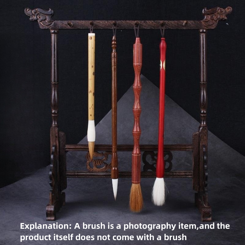 Brush Holder Chicken Wing Wooden Pen Hanging Calligraphy New - Temu