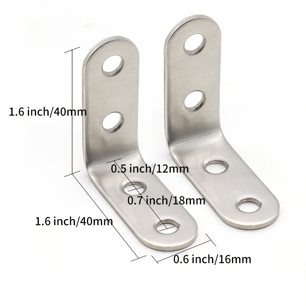 Stainless Steel Right angle Corner Brace Perfect Furniture - Temu New ...