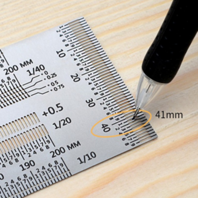 Scribe Line Marking Ruler Holes Measuring Tools Carpenter - Temu Australia