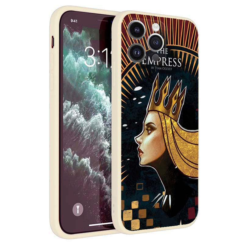 Cartoon Queen Crown Tpu Soft Silicon Matte Protective Phone - Temu ...