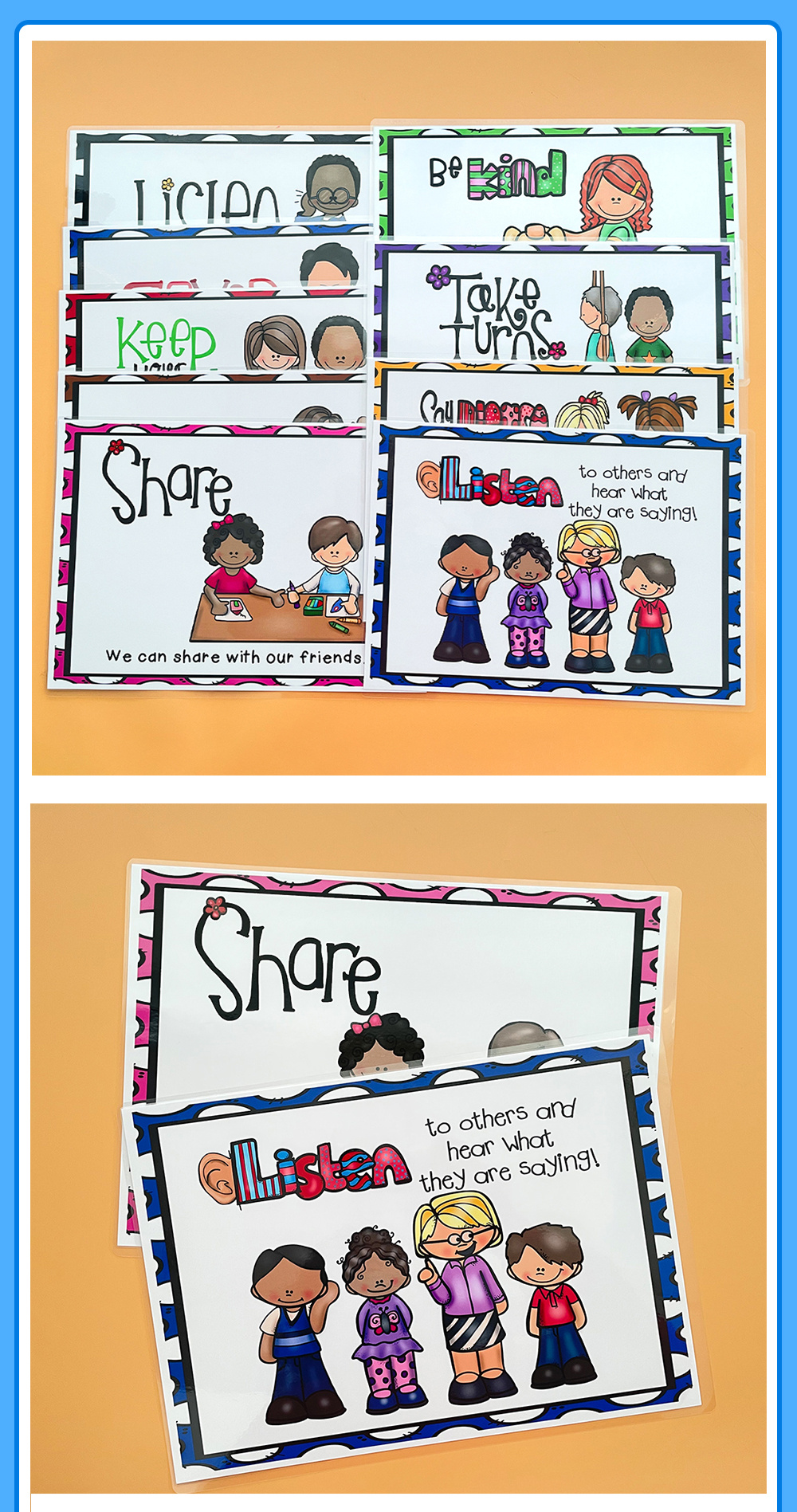 A4 Classroom Decorations,banner And Poster For Teachers Bulletin Board ...