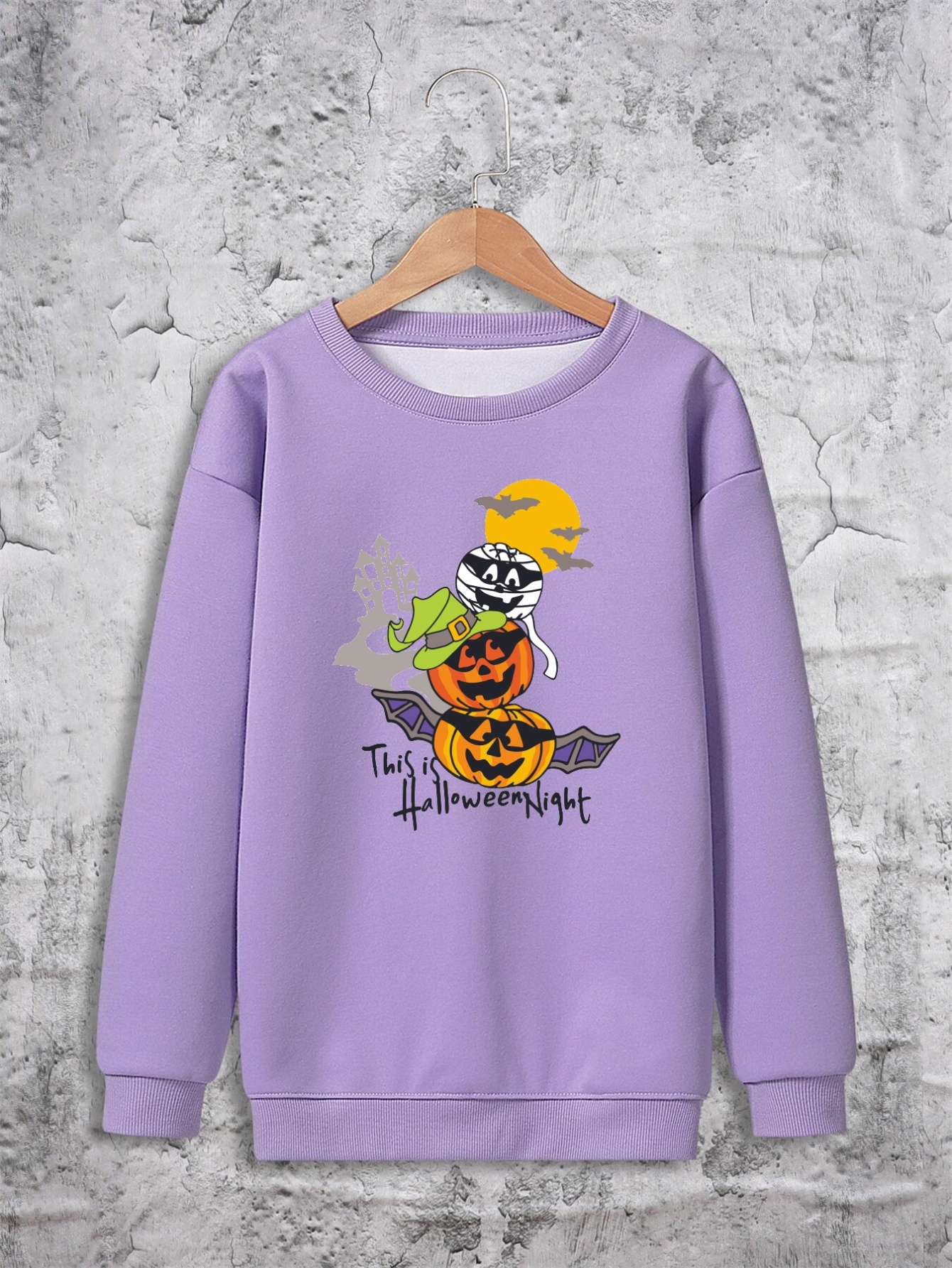 Stacking Pumpkins Print Halloween Casual Sweatshirt For - Temu Netherlands