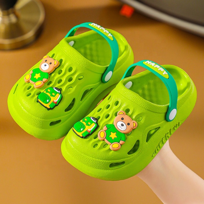 Casual Breathable Clogs Cute Cartoon Charms Boys Girls Quick - Temu Ireland
