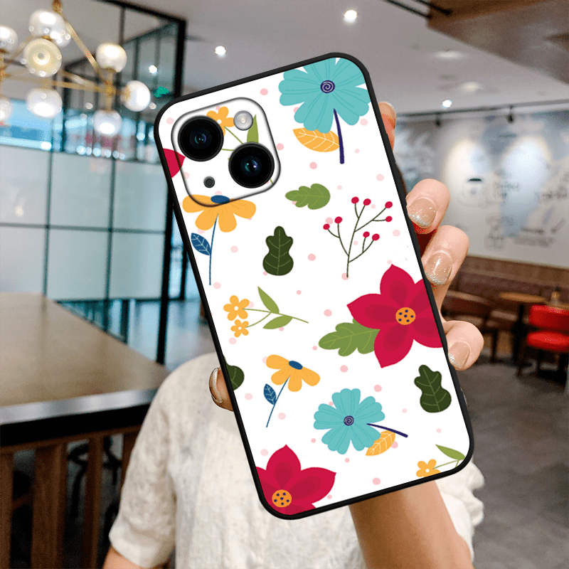 Aesthetic Flower Tpu Anti slip Anti fingerprint Phone Case - Temu Australia