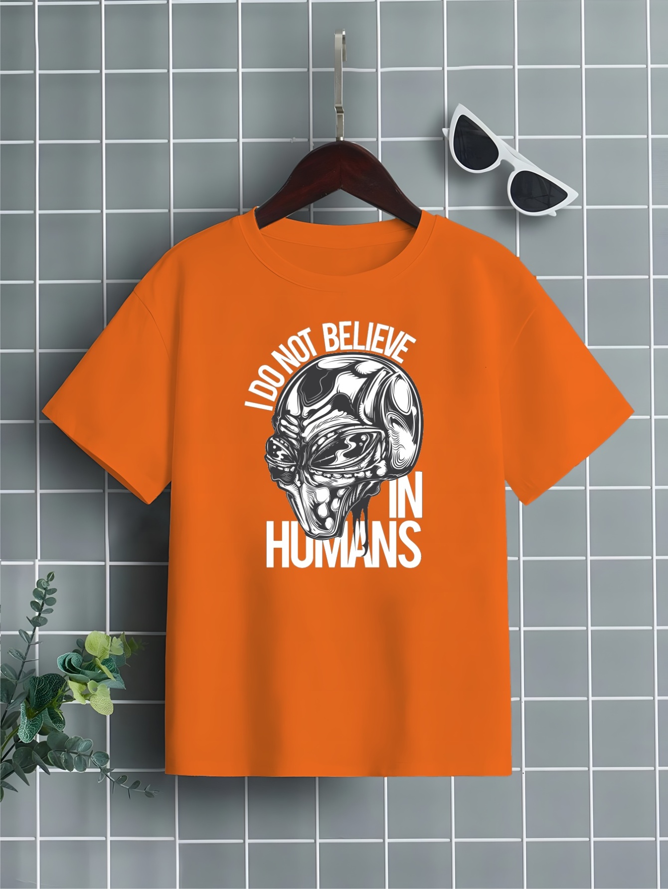 Alien Slogan Print T shirt Tees For Kids Boys Casual Short - Temu Australia