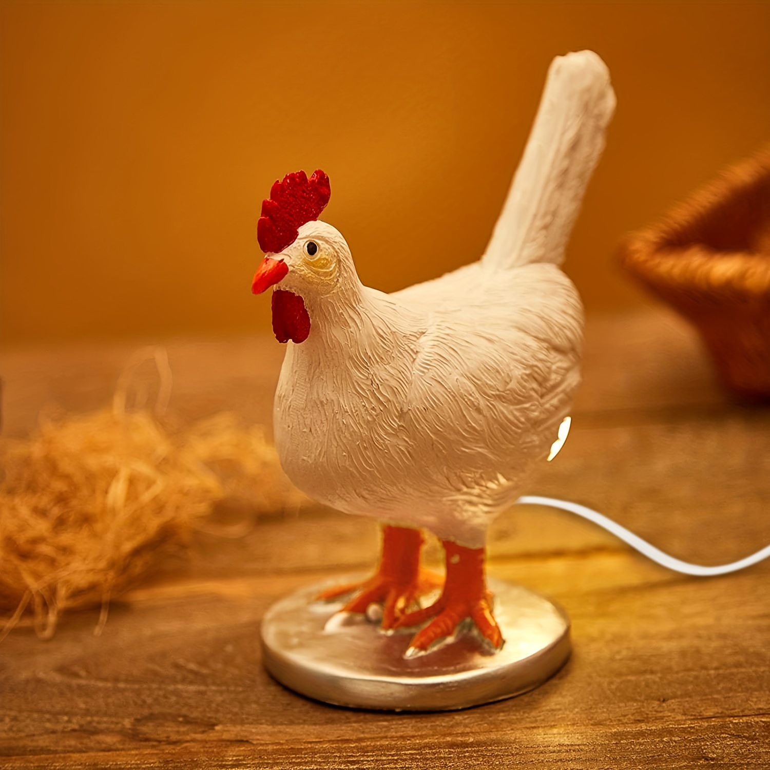 Chicken Egg Lamp Chicken Lamp Lifelike Led Egg Lamp Light - Temu
